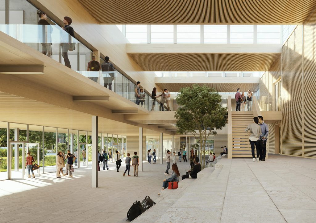 Bâtiment - Lycée Georges Brassens - Réalisation CMOB